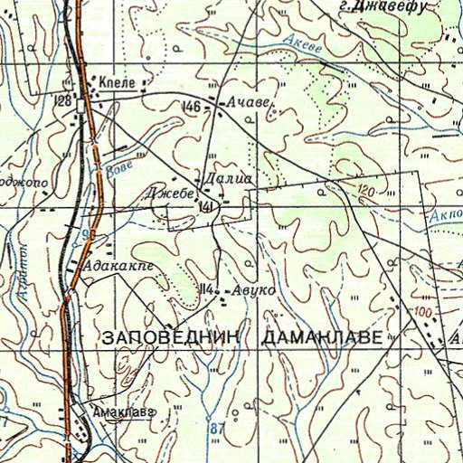 Soviet Genshtab - b31-08 - Togo Map by Avenza Systems Inc. | Avenza Maps