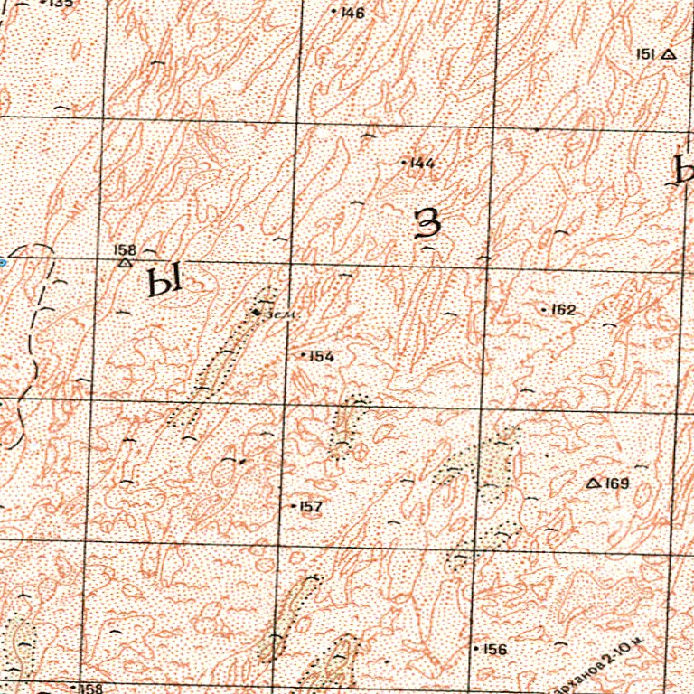 Soviet Genshtab - l41-36 - Kazakhstan Map by Avenza Systems Inc ...