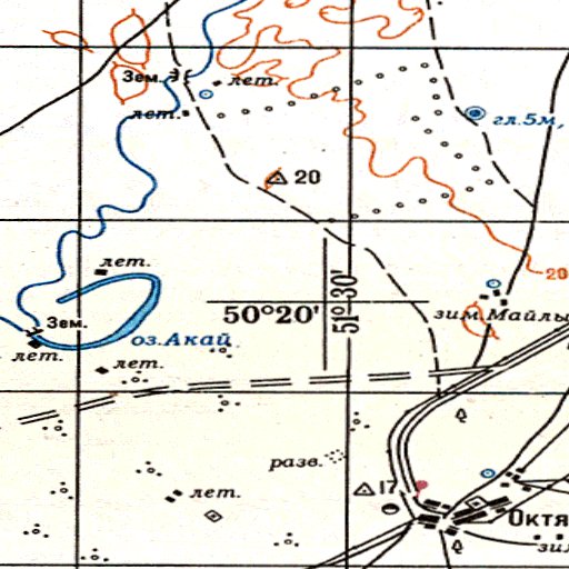 Soviet Genshtab - m39-16 - Kazakhstan Map by Avenza Systems Inc ...