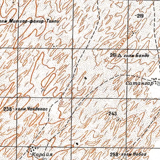Soviet Genshtab - g42-17 - Pakistan Map by Avenza Systems Inc. | Avenza ...