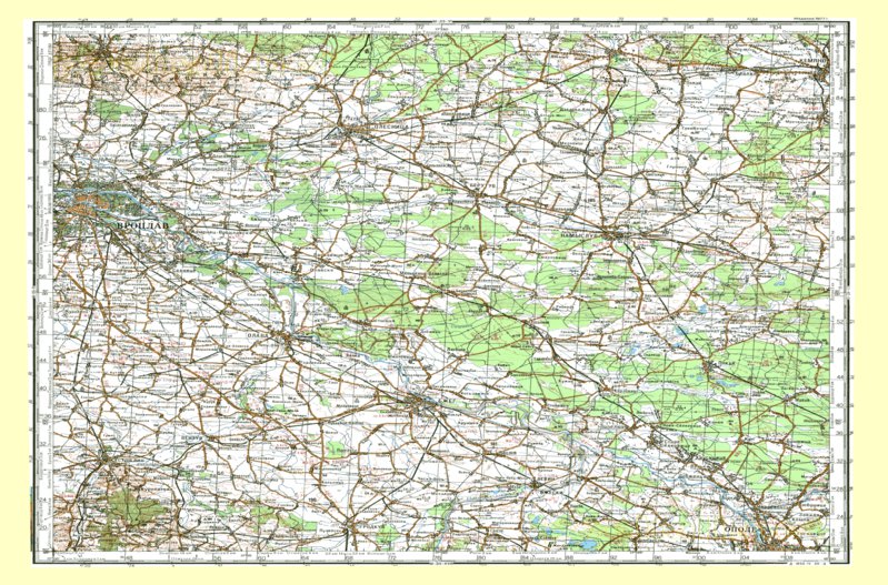 Soviet Genshtab - m33-12 - Poland Map by Avenza Systems Inc. | Avenza Maps