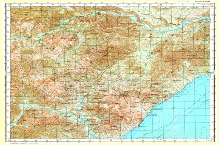 Soviet Genshtab - m54-32 - Russia Map by Avenza Systems Inc. | Avenza Maps
