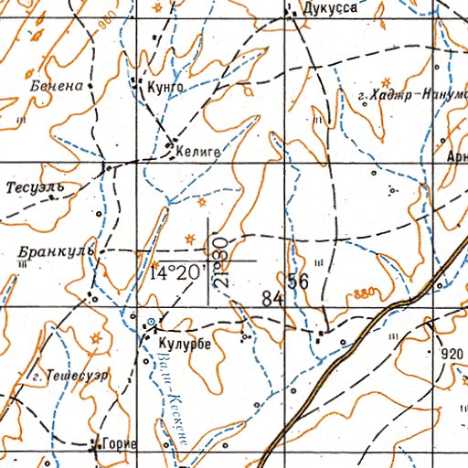 Soviet Genshtab - d34-16 - Chad Map by Avenza Systems Inc. | Avenza Maps