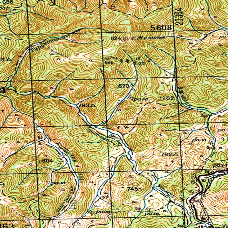 Soviet Genshtab - m53-13 - Russia Map by Avenza Systems Inc. | Avenza Maps
