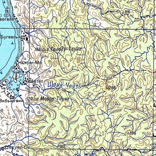 Soviet Genshtab - e46-29 - Burma Map by Avenza Systems Inc. | Avenza Maps