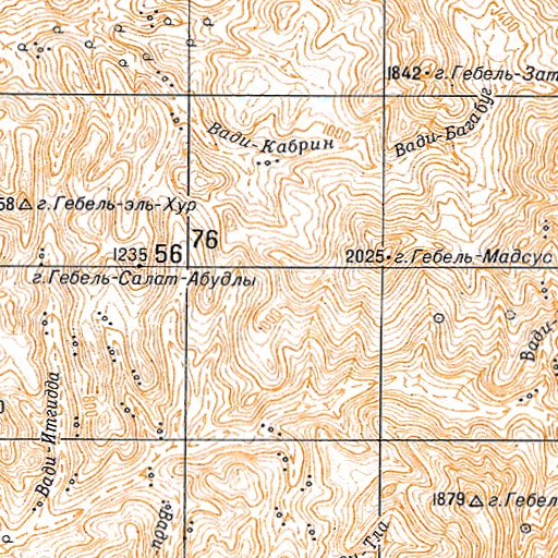 Soviet Genshtab - h36-34 - Egypt Map by Avenza Systems Inc. | Avenza Maps