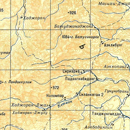 Soviet Genshtab - a47-16 - Indonesia Map by Avenza Systems Inc ...