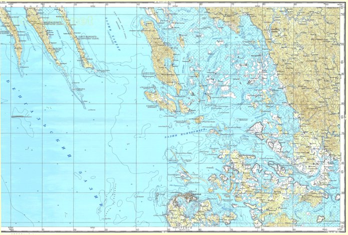 Soviet Genshtab - e46-04 - Burma Map by Avenza Systems Inc. | Avenza Maps