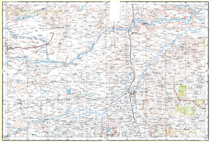 Soviet Genshtab - g43-27 - India Map by Avenza Systems Inc. | Avenza Maps