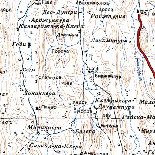 Soviet Genshtab - g43-27 - India Map by Avenza Systems Inc. | Avenza Maps