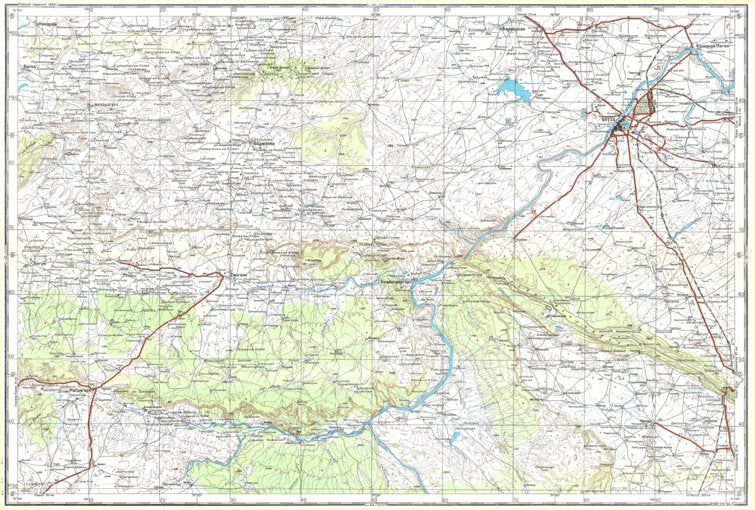 Soviet Genshtab - g43-28 - India Map by Avenza Systems Inc. | Avenza Maps