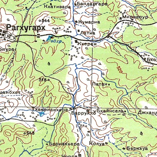Soviet Genshtab - g43-36 - India Map by Avenza Systems Inc. | Avenza Maps