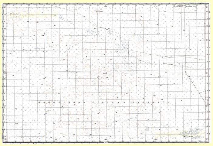 Soviet Genshtab - xf34-12 - Botswana Map by Avenza Systems Inc ...