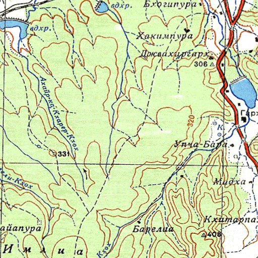 Soviet Genshtab - g43-18 - India Map by Avenza Systems Inc. | Avenza Maps