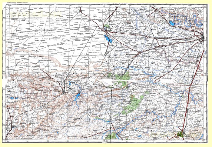 Soviet Genshtab - g43-12 - India Map by Avenza Systems Inc. | Avenza Maps