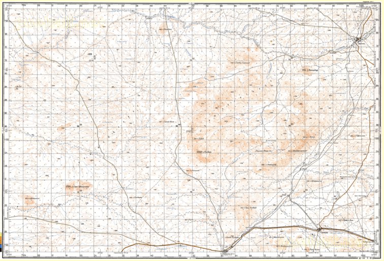Soviet Genshtab - xf33-16 - Namibia Map by Avenza Systems Inc. | Avenza ...
