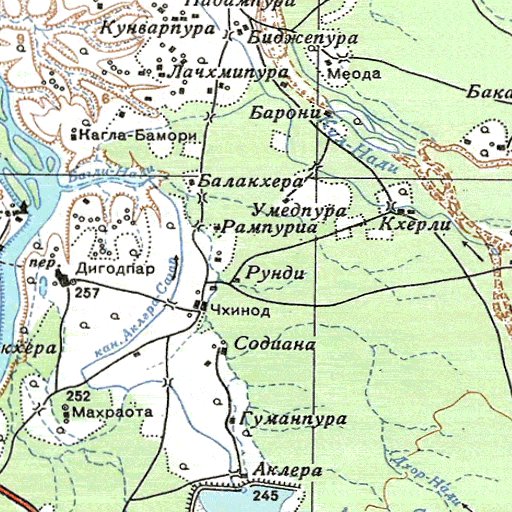 Soviet Genshtab - g43-29 - India Map by Avenza Systems Inc. | Avenza Maps