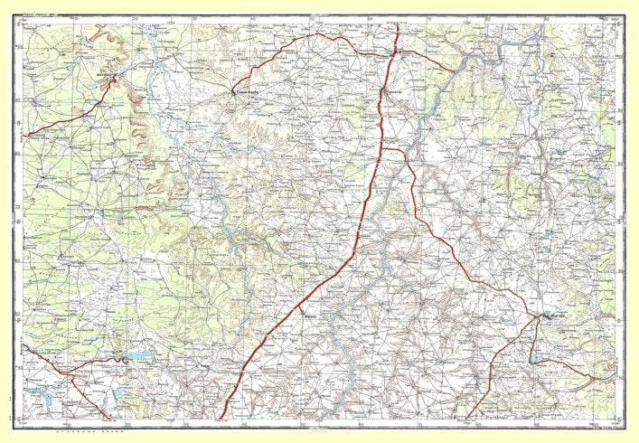 Soviet Genshtab - g43-30 - India Map by Avenza Systems Inc. | Avenza Maps