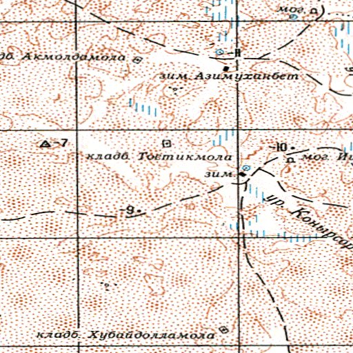 Soviet Genshtab - m39-33 - Kazakhstan Map by Avenza Systems Inc ...
