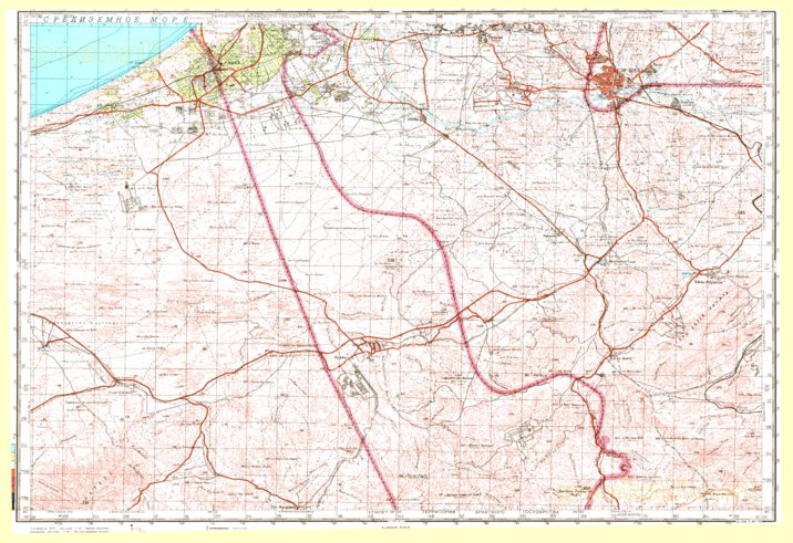 Soviet Genshtab - h36-11 - Palestine Map by Avenza Systems Inc ...