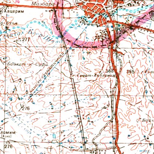 Soviet Genshtab - h36-11 - Palestine Map by Avenza Systems Inc ...