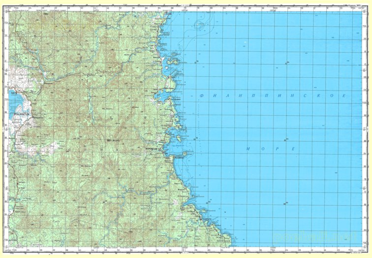 Soviet Genshtab - c51-06 - Philippines Map by Avenza Systems Inc ...