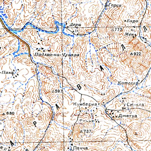 Soviet Genshtab - g43-31 - India Map by Avenza Systems Inc. | Avenza Maps