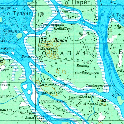 Soviet Genshtab - a48-26 - Indonesia Map by Avenza Systems Inc ...