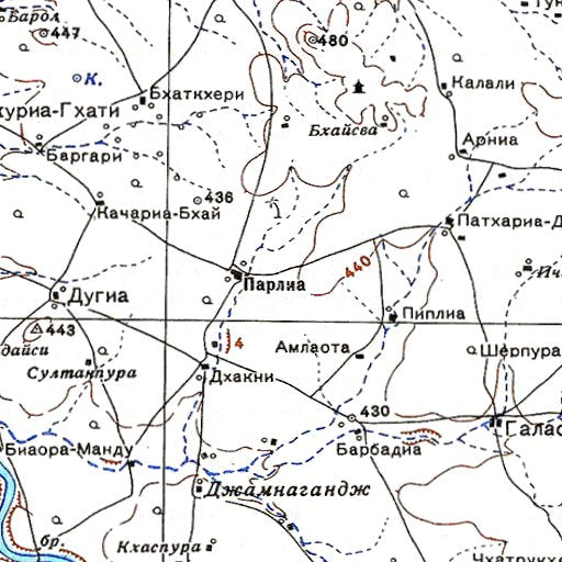 Soviet Genshtab - f43-05 - India Map by Avenza Systems Inc. | Avenza Maps