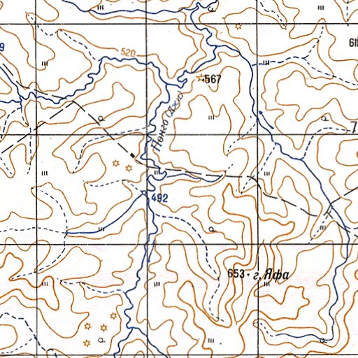 Soviet Genshtab - b35-09 - Sudan Map by Avenza Systems Inc. | Avenza Maps