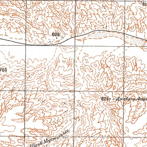 Soviet Genshtab - g38-35 - Saudi Arabia Map by Avenza Systems Inc ...