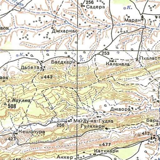 Soviet Genshtab - g43-22 - India Map by Avenza Systems Inc. | Avenza Maps
