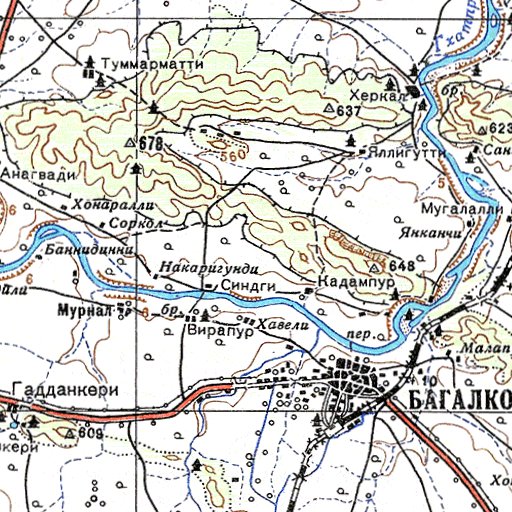 Soviet Genshtab - e43-34 - India Map by Avenza Systems Inc. | Avenza Maps