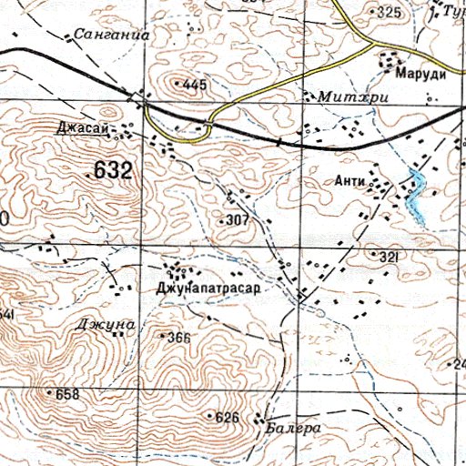 Soviet Genshtab - g42-24 - India Map by Avenza Systems Inc. | Avenza Maps