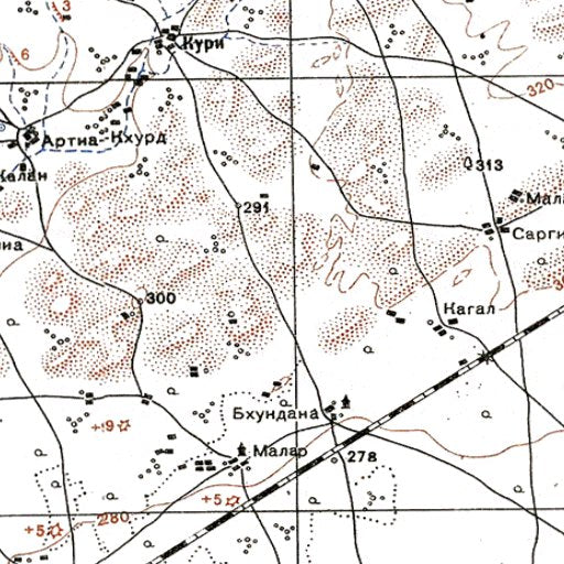 Soviet Genshtab - g43-14 - India Map by Avenza Systems Inc. | Avenza Maps