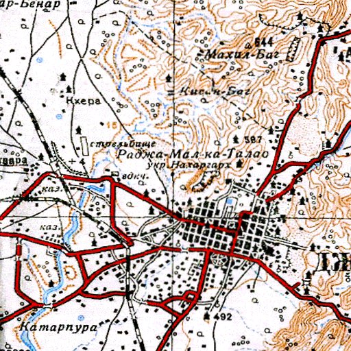 Soviet Genshtab - g43-10 - India Map by Avenza Systems Inc. | Avenza Maps