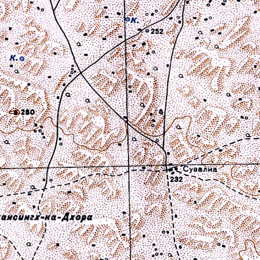 Soviet Genshtab - g43-13 - India Map by Avenza Systems Inc. | Avenza Maps