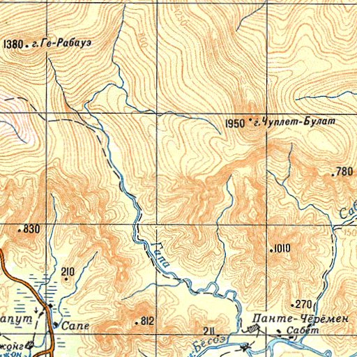 Soviet Genshtab - b46-30 - Indonesia Map by Avenza Systems Inc ...