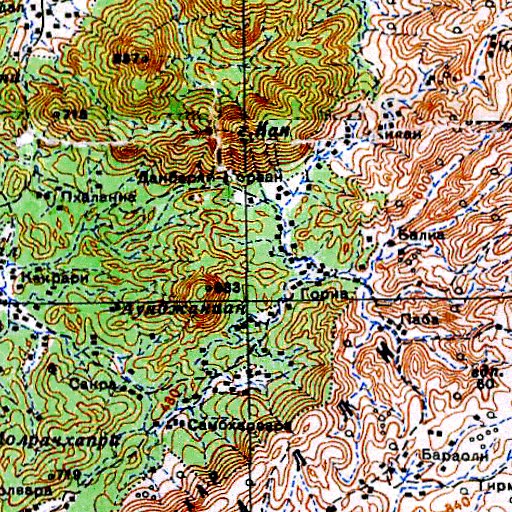 Soviet Genshtab - g43-26 - India Map by Avenza Systems Inc. | Avenza Maps