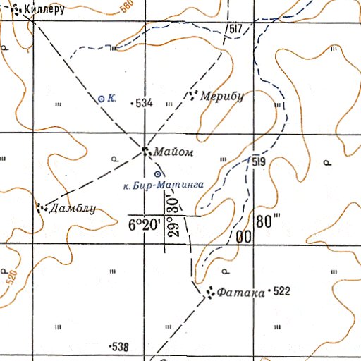 Soviet Genshtab - c31-34 - South Sudan (Masha) Map by Avenza Systems ...