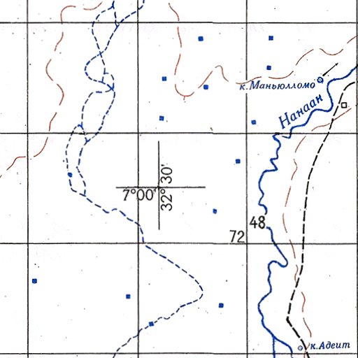 Soviet Genshtab - c31-34 - South Sudan (Pibor Post - West) Map by ...