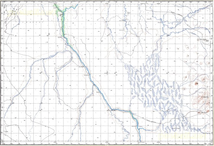 Soviet Genshtab - c31-34 - South Sudan (Boma National Park - West) Map ...