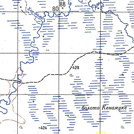 Soviet Genshtab - c31-34 - South Sudan (Boma National Park - West) Map ...