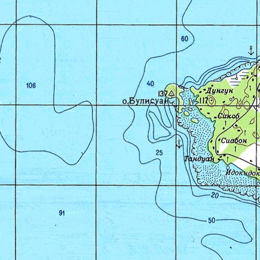 Soviet Genshtab - c31-34 - Philippines (Mapun) Map by Avenza Systems ...