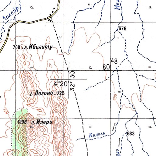 Soviet Genshtab - c31-34 - Nigeria (Torit) Map by Avenza Systems Inc ...
