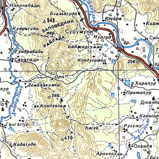 Soviet Genshtab - e45-01 - India Map by Avenza Systems Inc. | Avenza Maps