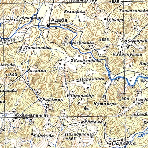 Soviet Genshtab - e45-01 - India Map by Avenza Systems Inc. | Avenza Maps