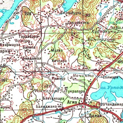Soviet Genshtab - g46-13 - India Map by Avenza Systems Inc. | Avenza Maps