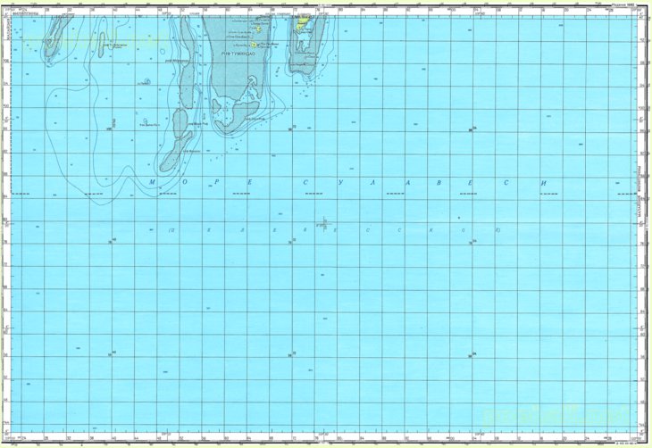 Soviet Genshtab - c31-34 - Philippines (Sibutu Island) Map by Avenza ...