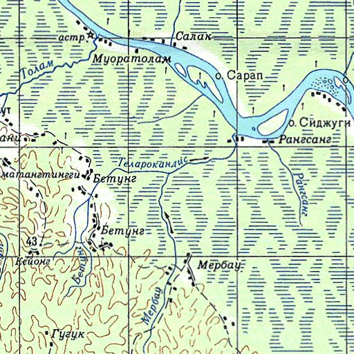 Soviet Genshtab - a48-31 - Indonesia Map by Avenza Systems Inc ...